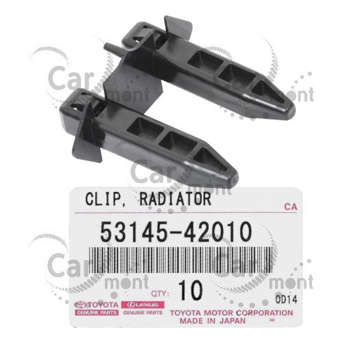 Spinka mocowanie atrapy / błotnika - Toyota RAV4 II - 53145-42010 ...